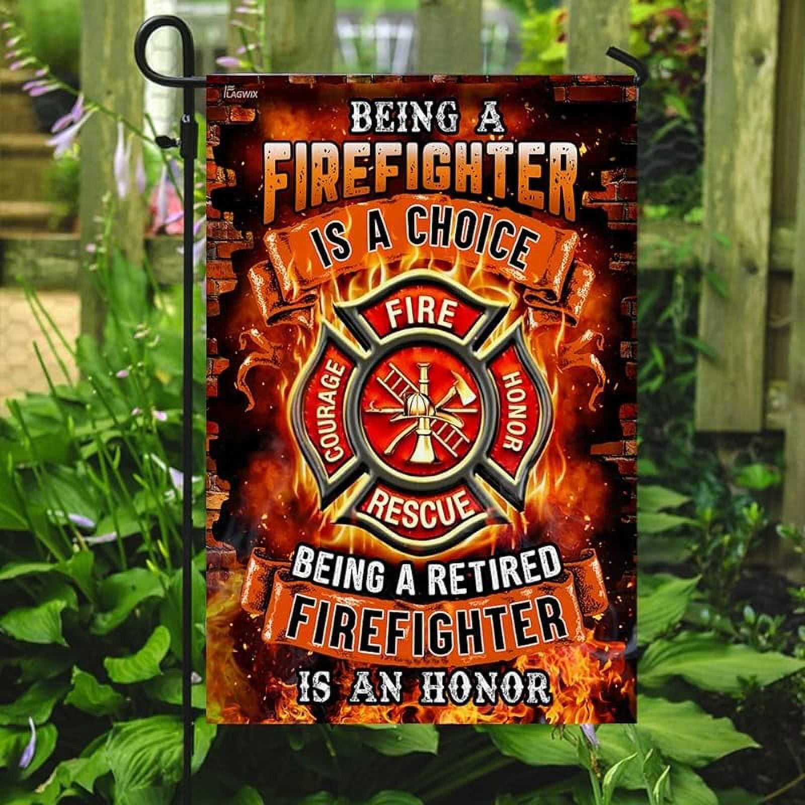 Firefighter Flag Decorations - Independence Day, 4th of July ...