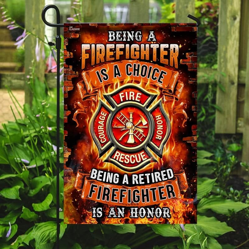 Firefighter Flag Decorations - Independence Day, 4th of July ...