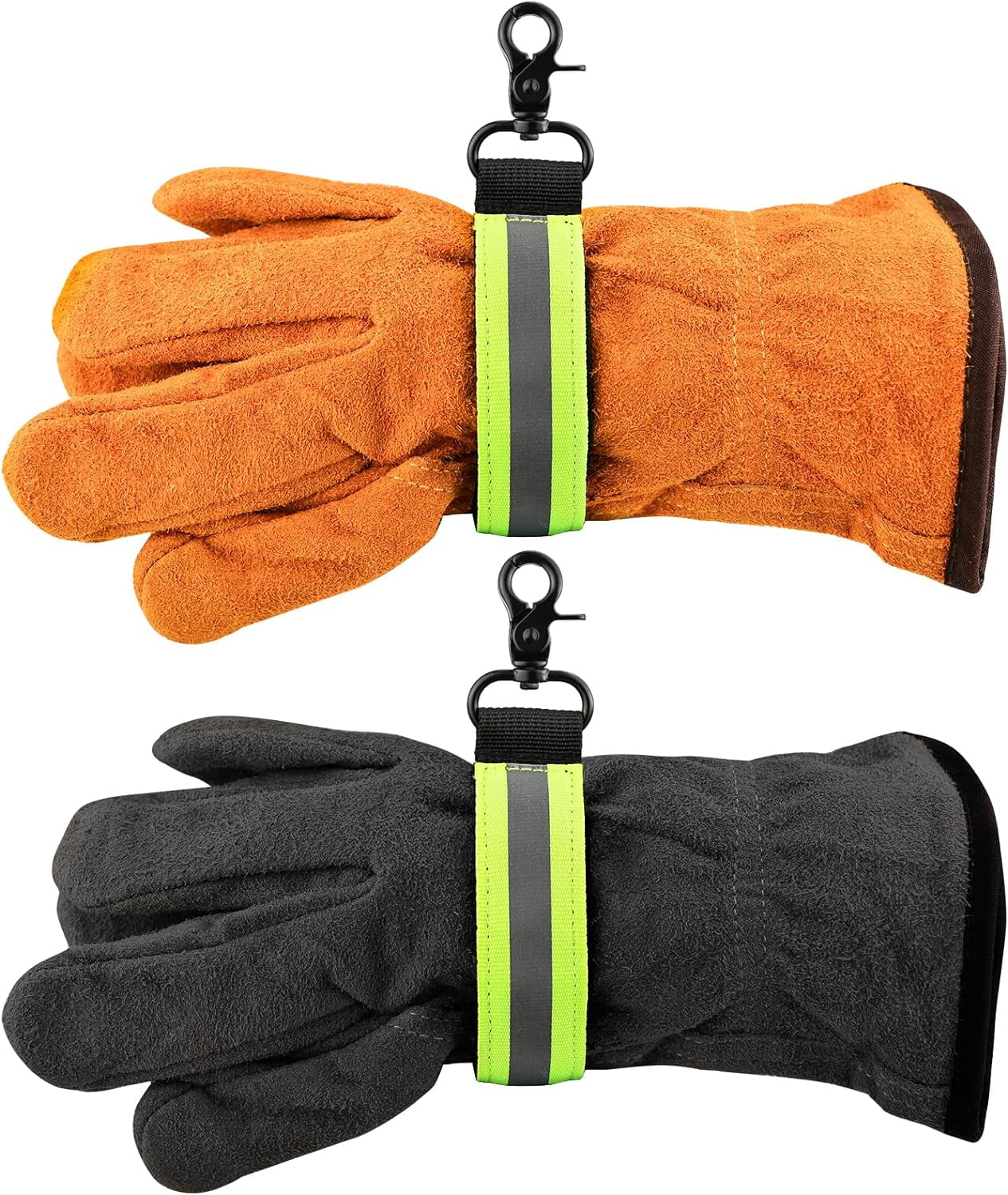 Firefighter Glove Strap, 2PCS Heavy Duty Firefighter Turnout Gear Glove ...