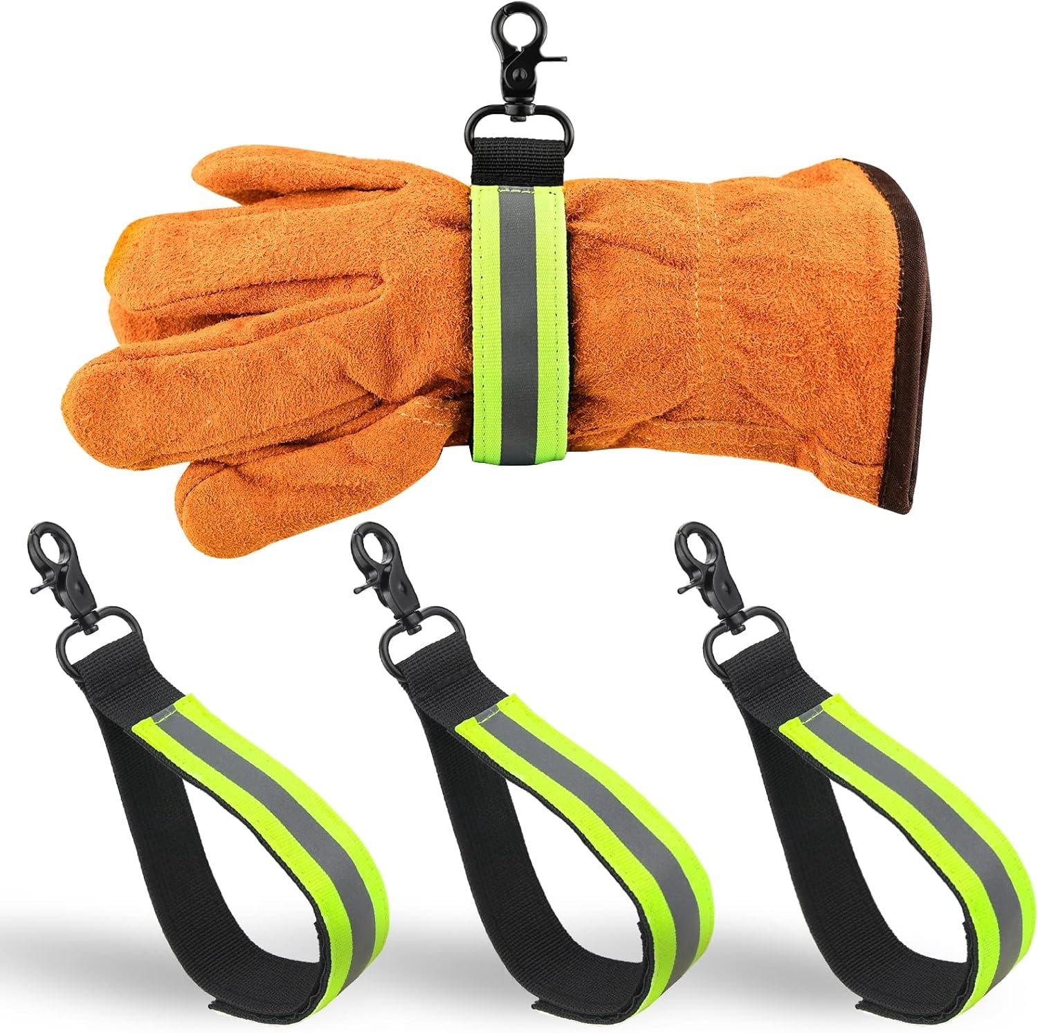 Firefighter Glove Strap, 3 PCS Heavy Duty Firefighter Turnout Gear ...