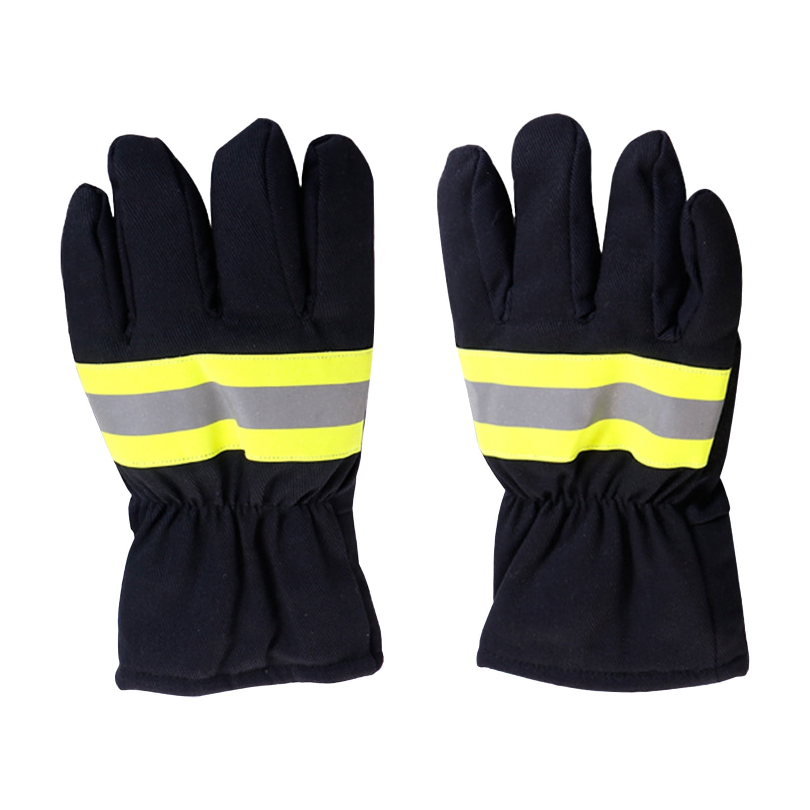 Firefighter Gloves Heat Flame Resistance Cowhide Firefighter ...