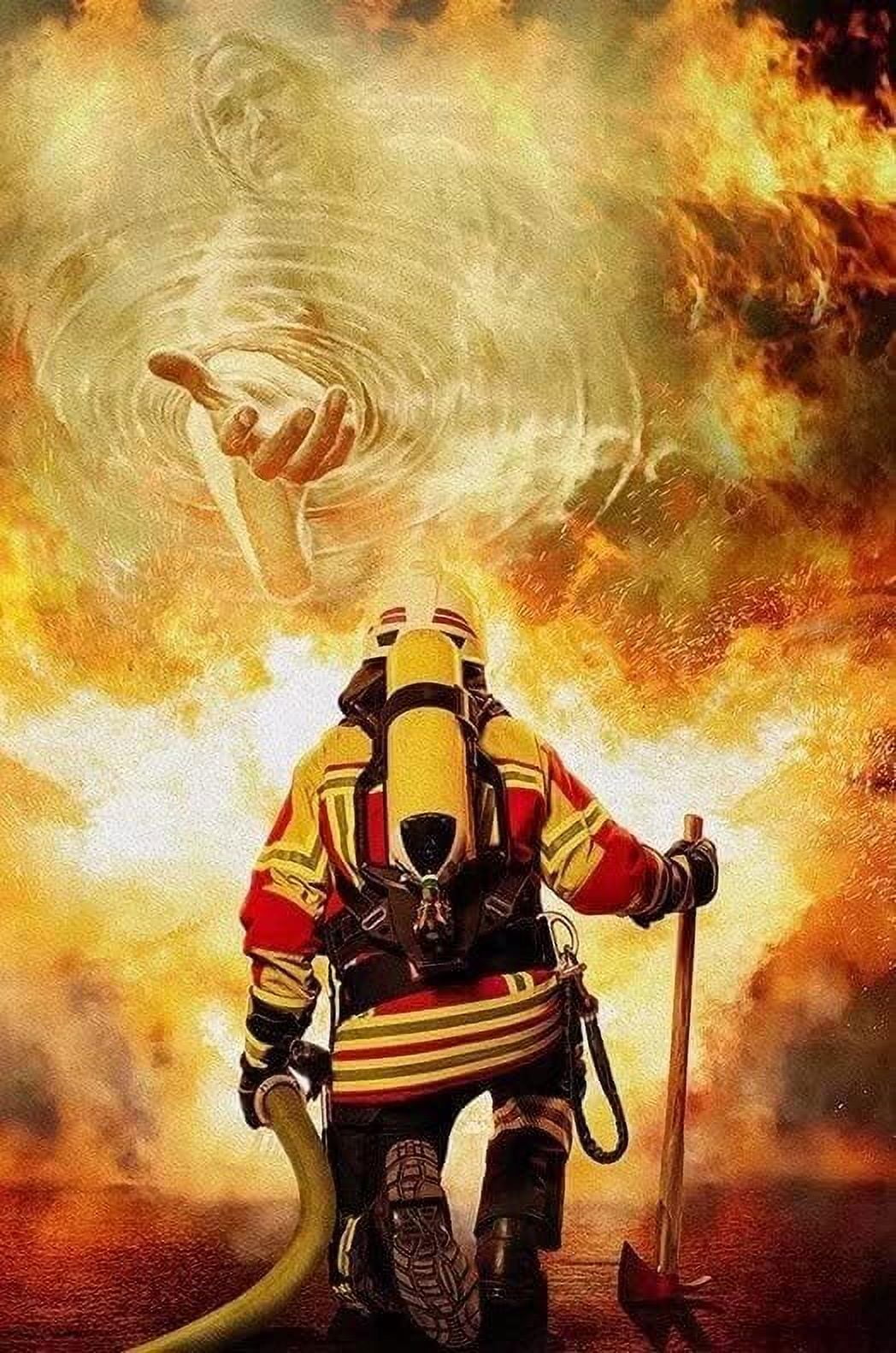 Firefighter God Jesus Wooden Puzzles 1000 Piece Jigsaw Puzzles Puzzle ...