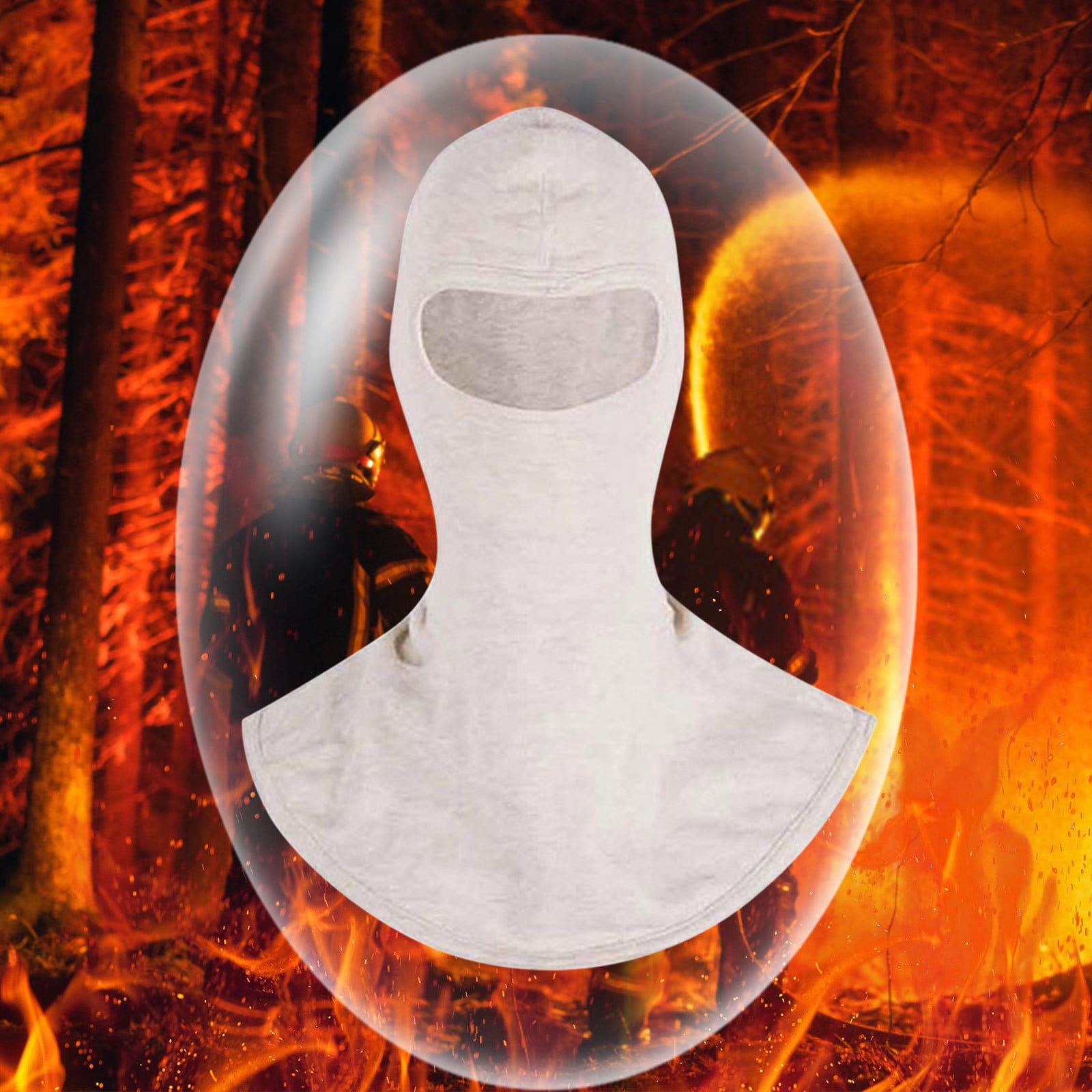 Firefighter Hood Flame Resistant,Flame Resistant Neck Full Face Mask ...