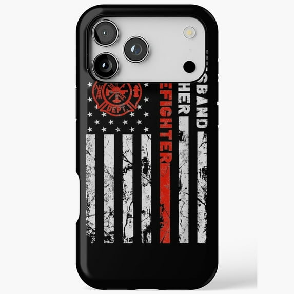 Firefighter Husband Father Fireman Dad iPhone Case 17 11 12 13 14 15 16 ...