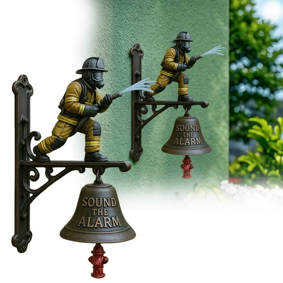 Firefighter Hydrant Welcome Doorbell, Vintage Commemorative Ornament ...