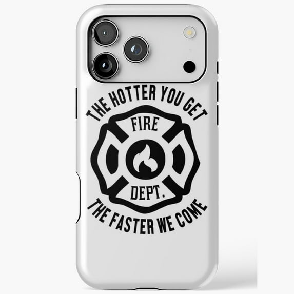 Firefighter Inspirational Quote Design iPhone Case 17 to 11 Pro Max ...