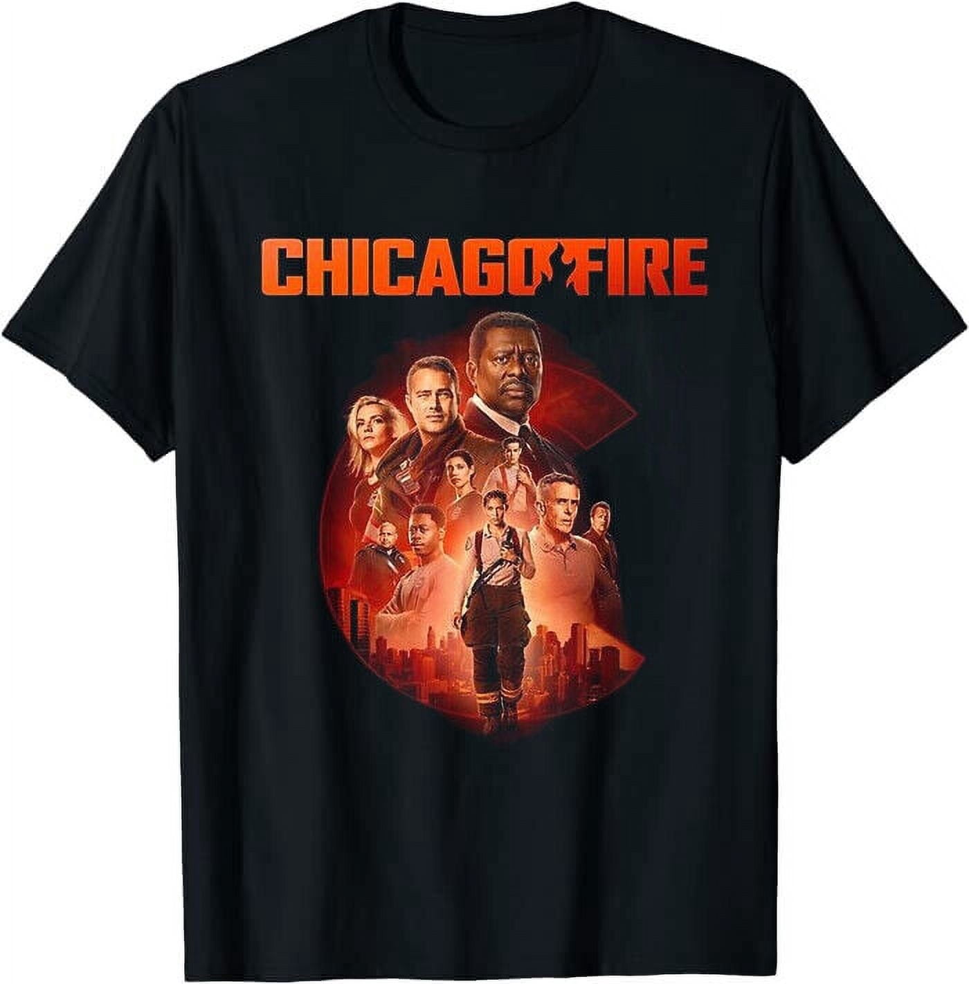 Firefighter Inspired Graphic Shirt, City Rescue Tribute Tee - Walmart.com