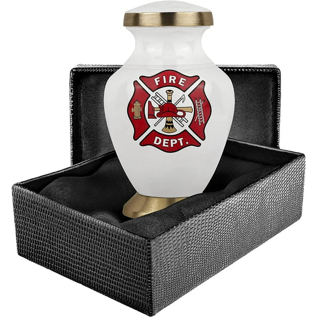 Firefighter Keepsake urn for adult cremation ashes – Qnty 1 - A Fitting ...