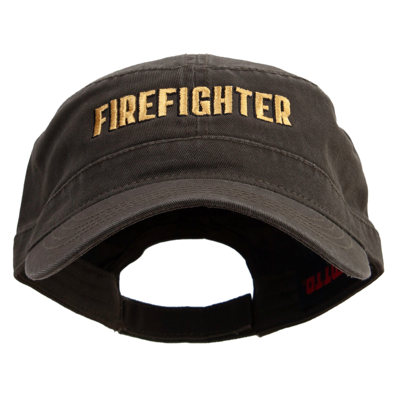 Firefighter Logo Embroidered Garment Washed Adjustable Army Cap - Dk ...