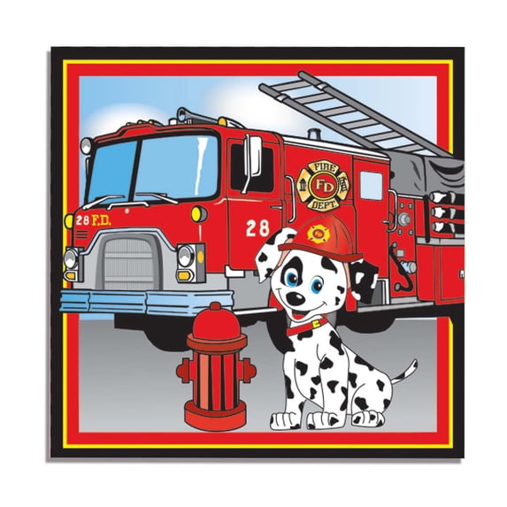 Firefighter Luncheon Napkins (16 Count) - Walmart.com