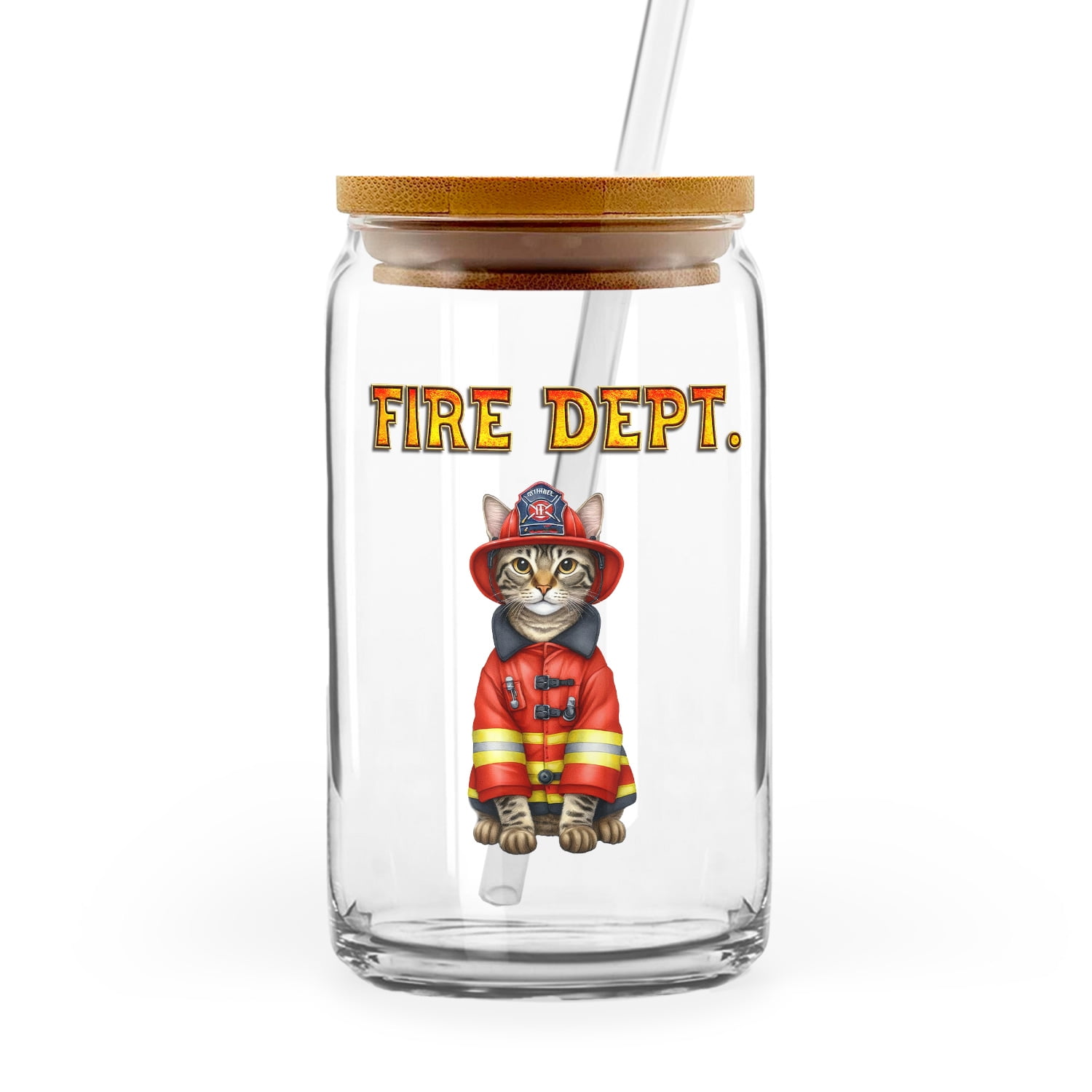 Firefighter Manx Hero Rescue Fire Dept Fireman USA Flag 16oz Glass Cup ...