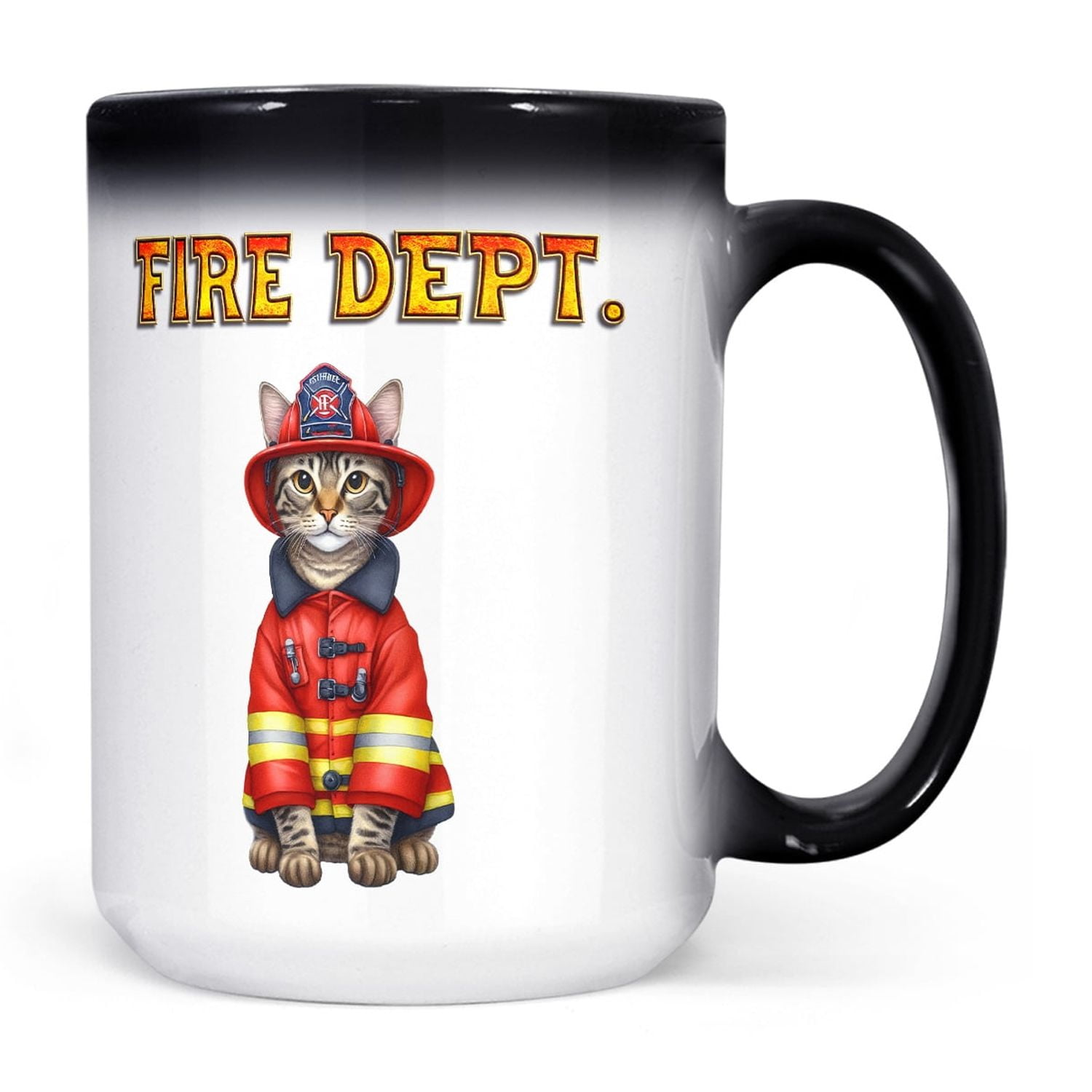 Firefighter Manx Hero Rescue Fire Dept Fireman USA Flag Heat Color ...