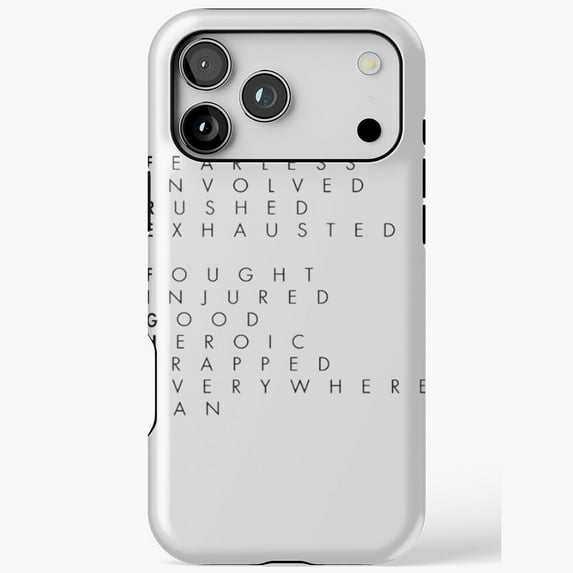 Firefighter Meaning Words Typography Art iPhone Case 17 11 12 13 14 15 ...