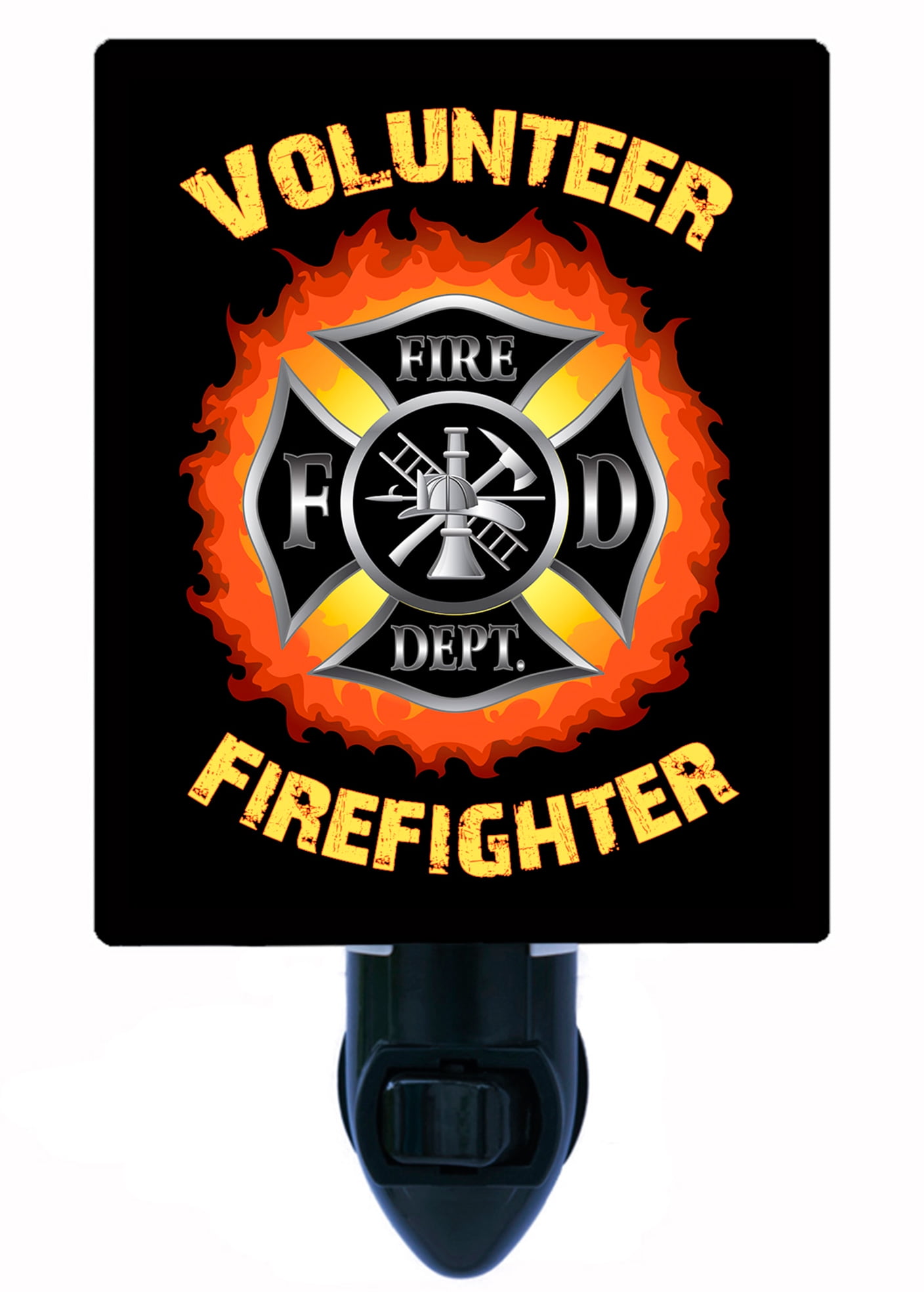 Night Light - Volunteer Firefighter. | Firefighter Theme, Includes Free ...