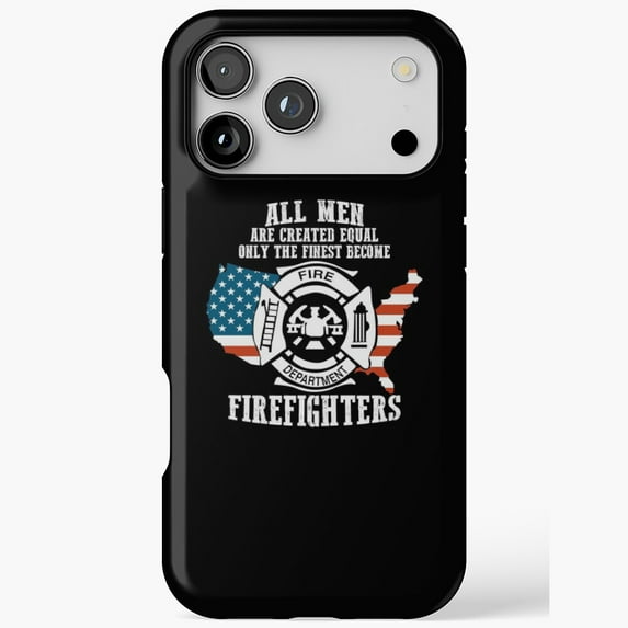 Firefighter Number Four Team Squad Art iPhone Case 17 through 11 Pro ...
