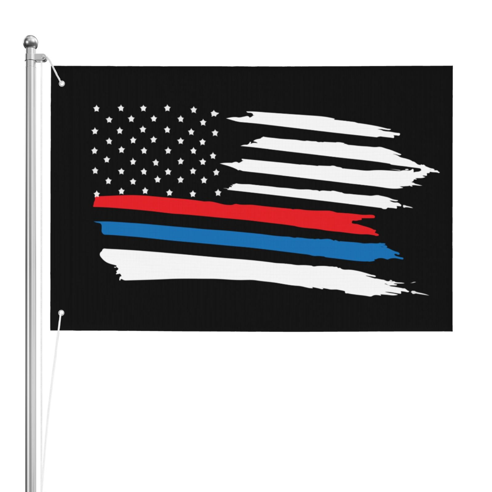 Firefighter Police Officer Journal Double Sided Flag 2x3ft For Home ...