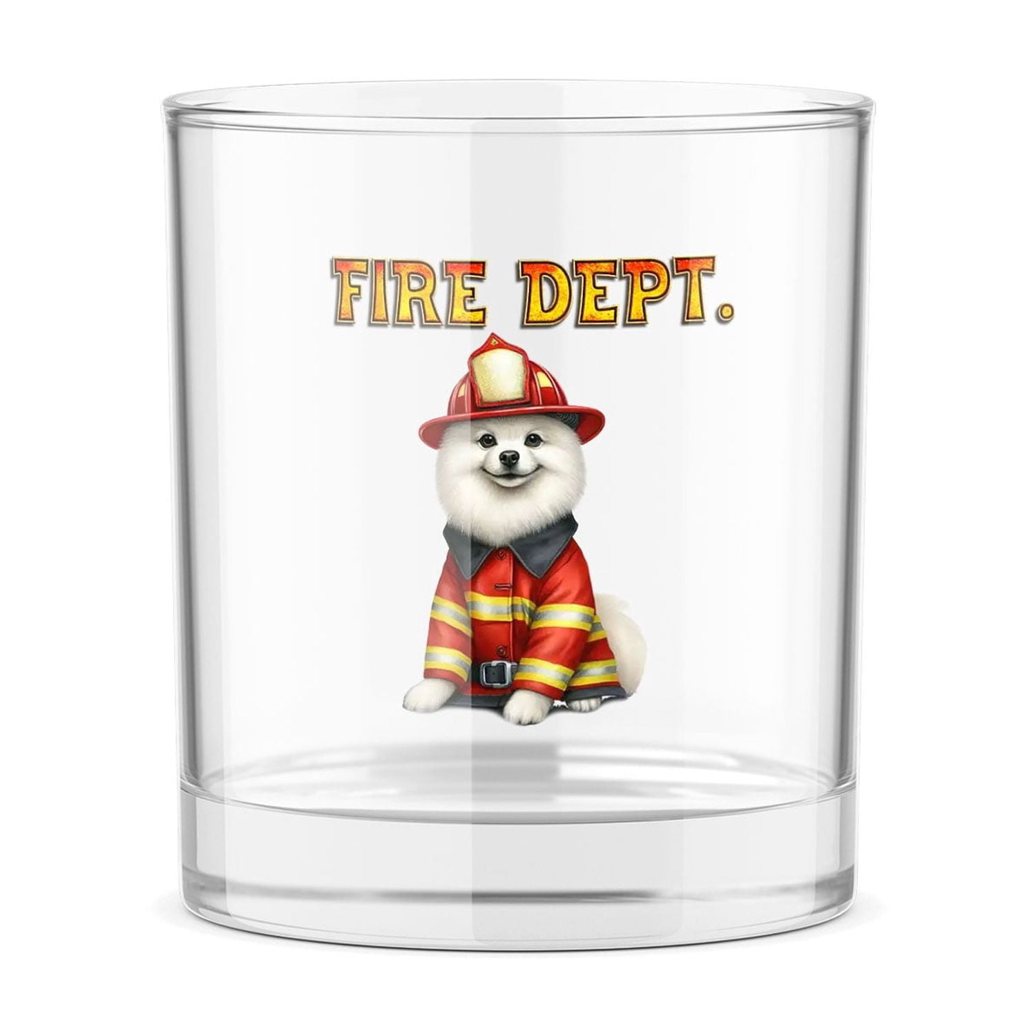 Firefighter Pomeranian Hero Rescue Fire Dept Fireman USA Flag 11oz ...