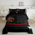 Firefighter Sea Turtle Comforter Set Octopus Seaweed Silhouette Bedding ...