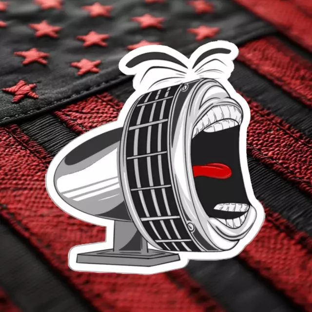 Firefighter Stickers Fire Truck Loud Siren Screaming Emergency Response ...