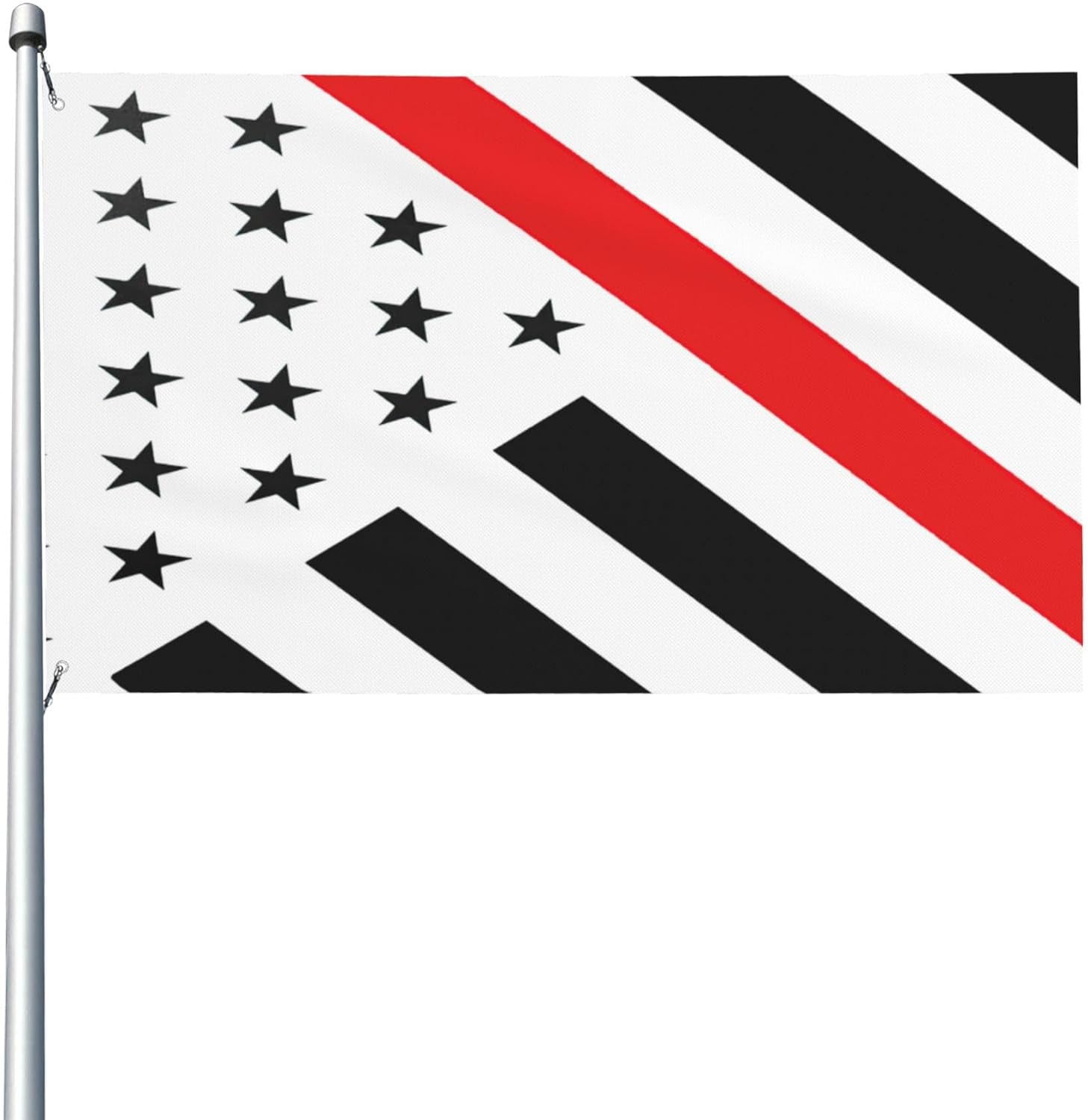 Firefighter Thin Red Line Flag Built For Outdoor Use America Banner ...