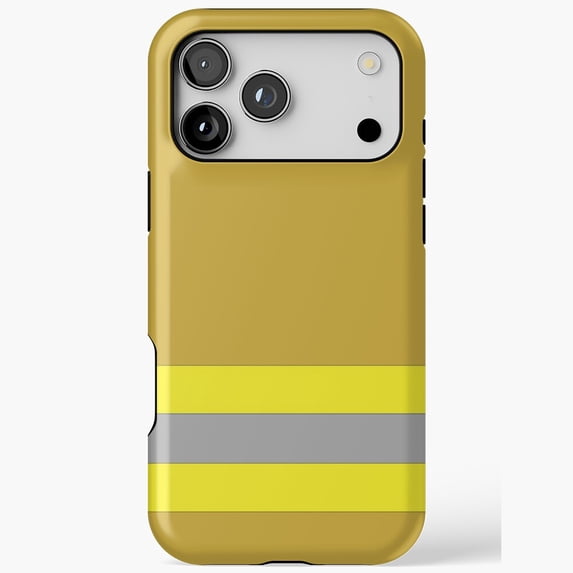 Firefighter Turnout Gear Texture Art iPhone Case 17 through 11 Pro Max ...