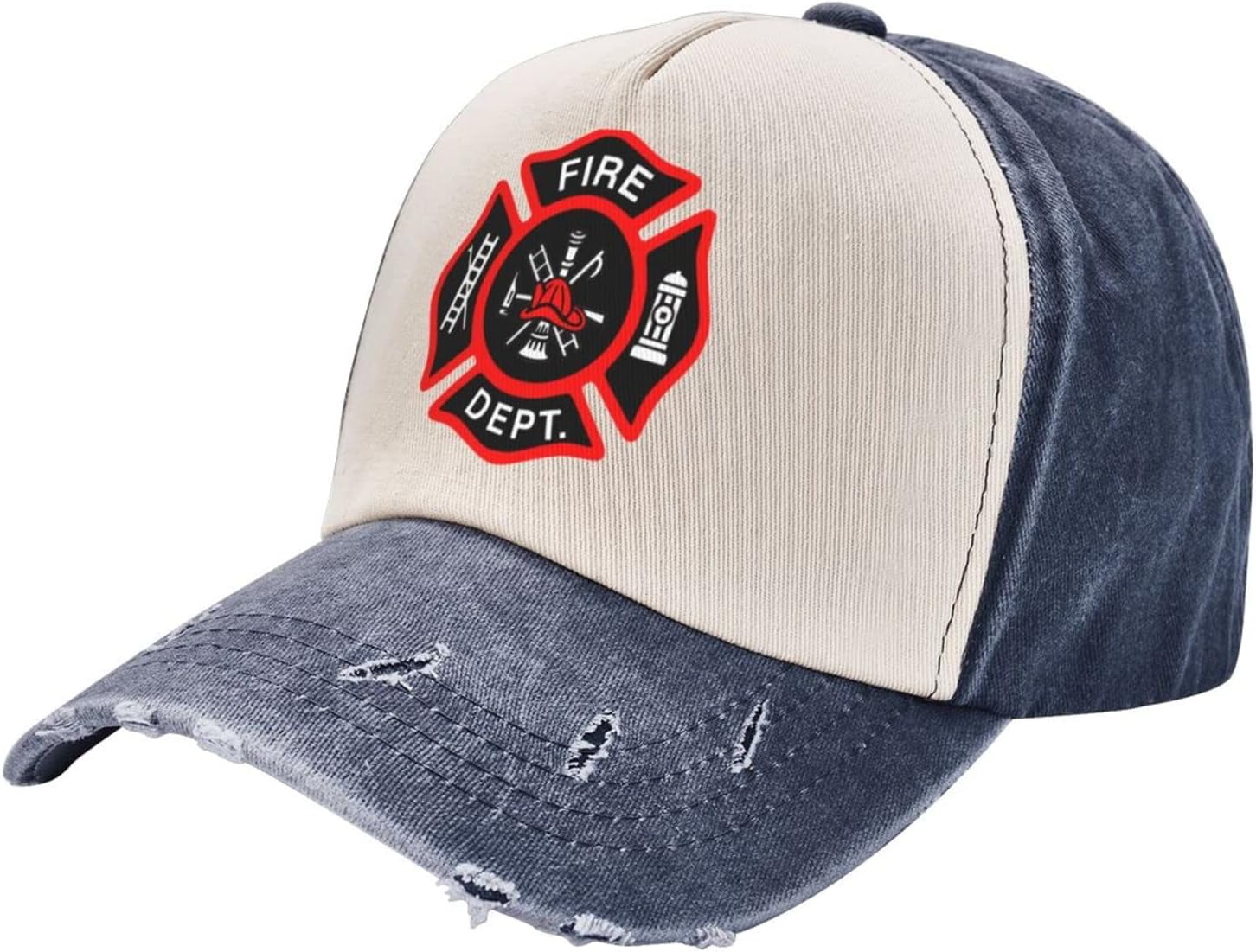 Firefighter Volunteer Fire Department Cowboy Hats for Men, Adjustable ...