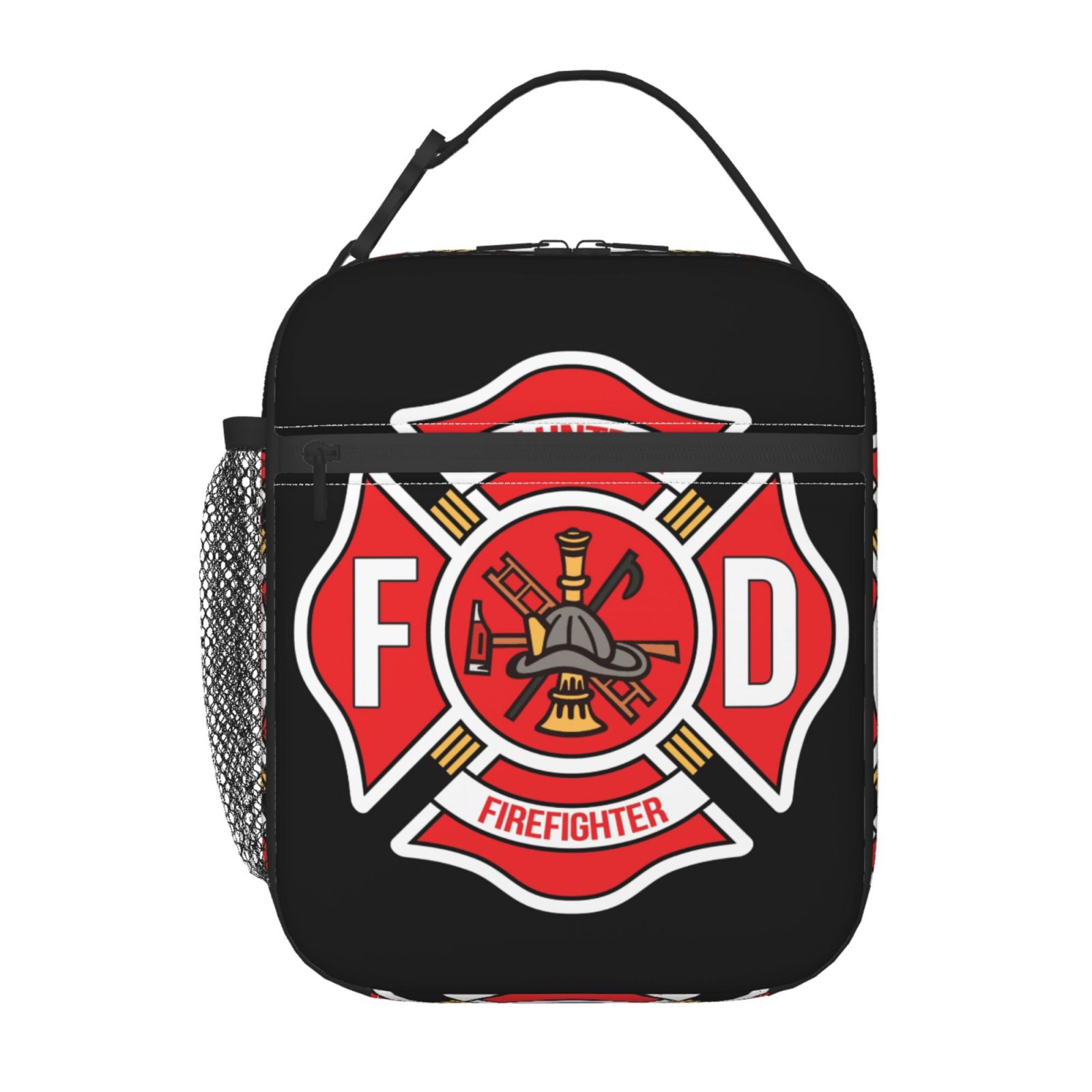 Firefighter Volunteer Fire Department Insulated Lunch Bag Lunch Box for ...