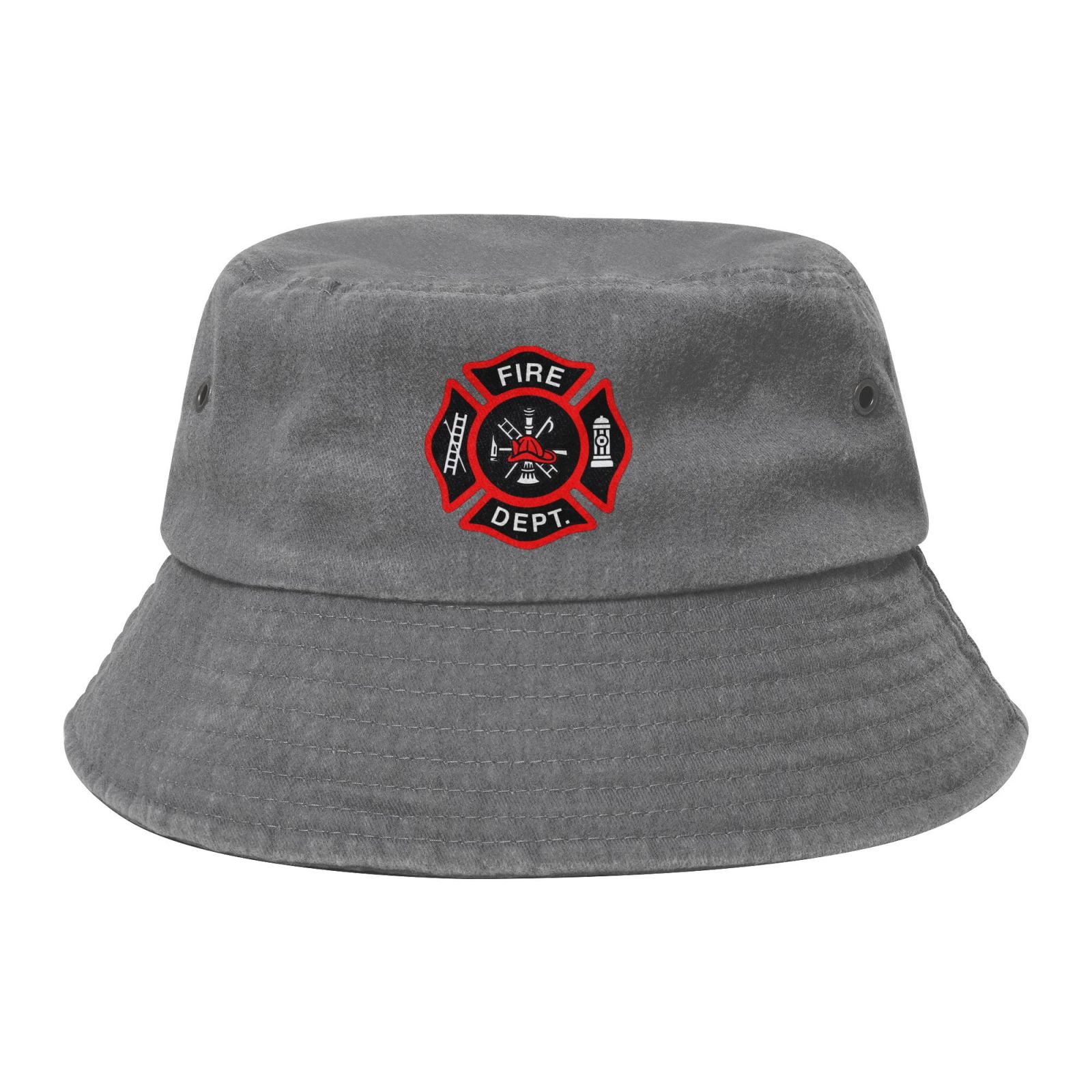 Firefighter Volunteer Fire Department Summer Bucket Hat Fishing Hat ...