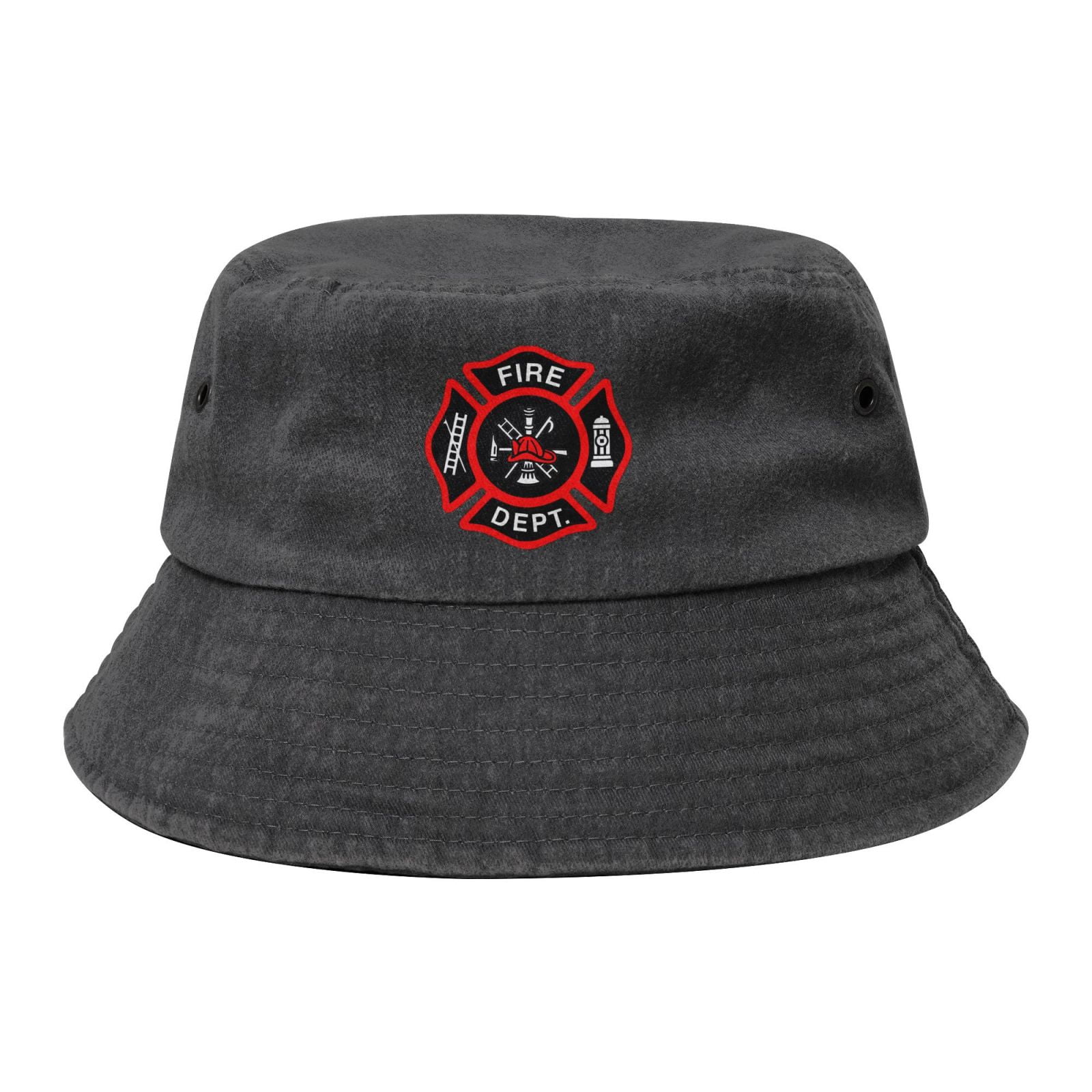 Firefighter Volunteer Fire Department Summer Bucket Hat Fishing Hat ...