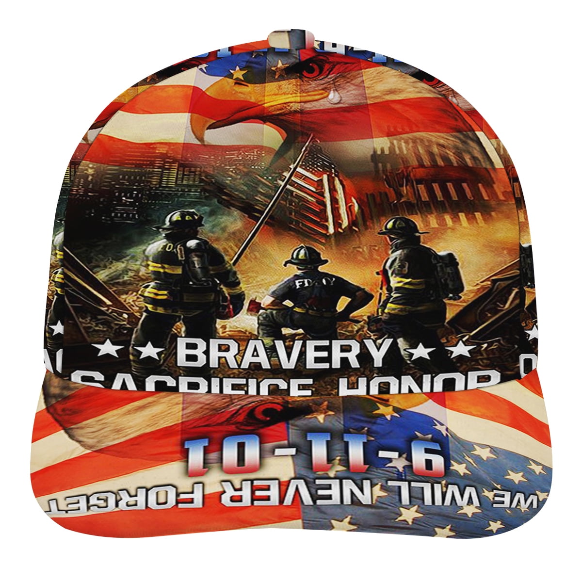 Firefighter We Will Never Forget 9 1 Bravery Sacrifice honor baseball ...