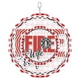Firefighter Wife Hero Support 3D Wind Spinner, Fireman Family Gift ...