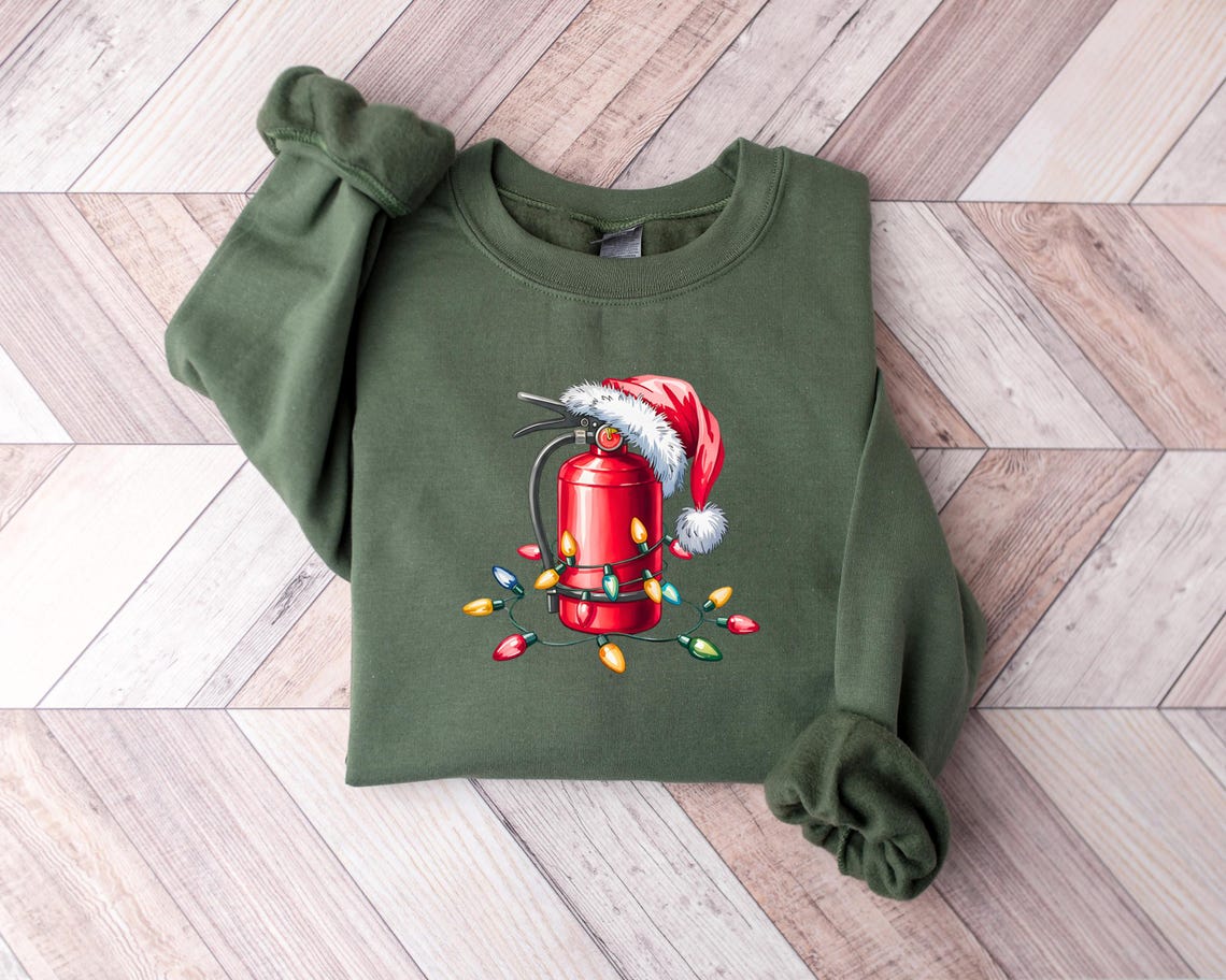 Firefighter Winter Occasion Crewneck, Winter Occasion Sweatshirt, Fire ...