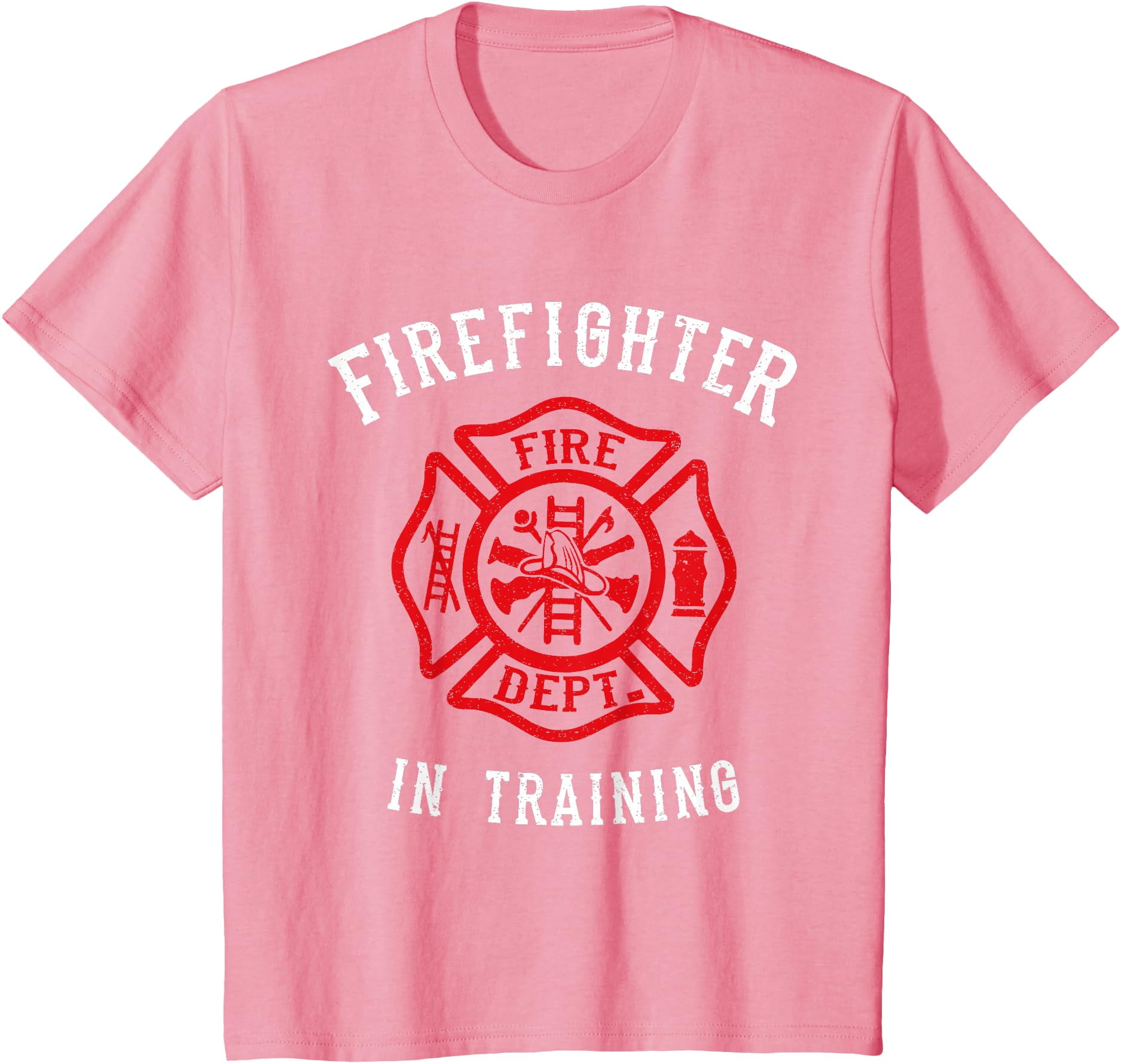 Firefighter in Training Fire Fighter Softstyle Unisex T-Shirt,Light ...