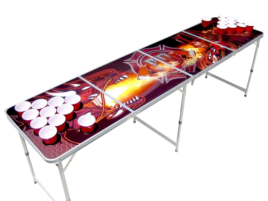 Firefighter vs Dragon Beer Pong Table - Walmart.com