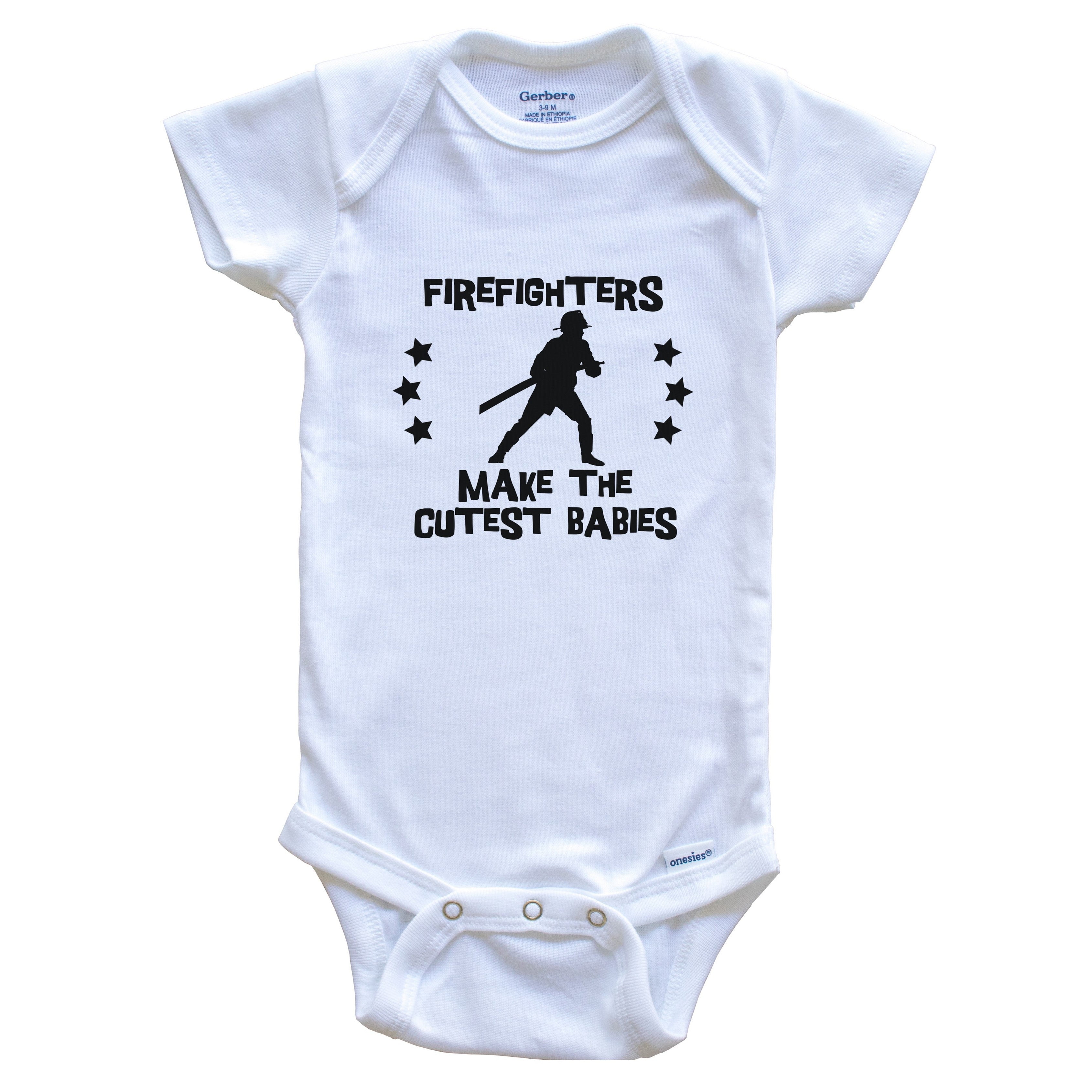 Firefighters Make the Cutest Babies Funny Firefighting Baby Bodysuit, 6 ...