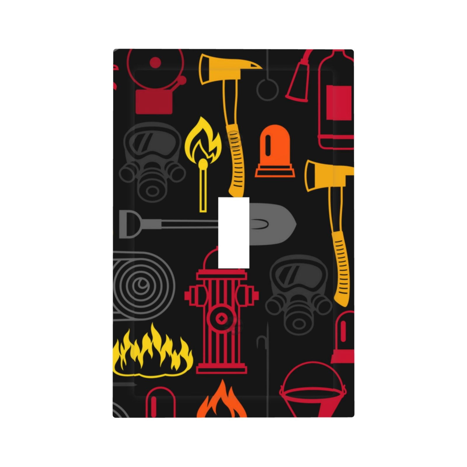 Firefighting Items Fire Firefighter Fighter Single Toggle Wall Plate 1 ...