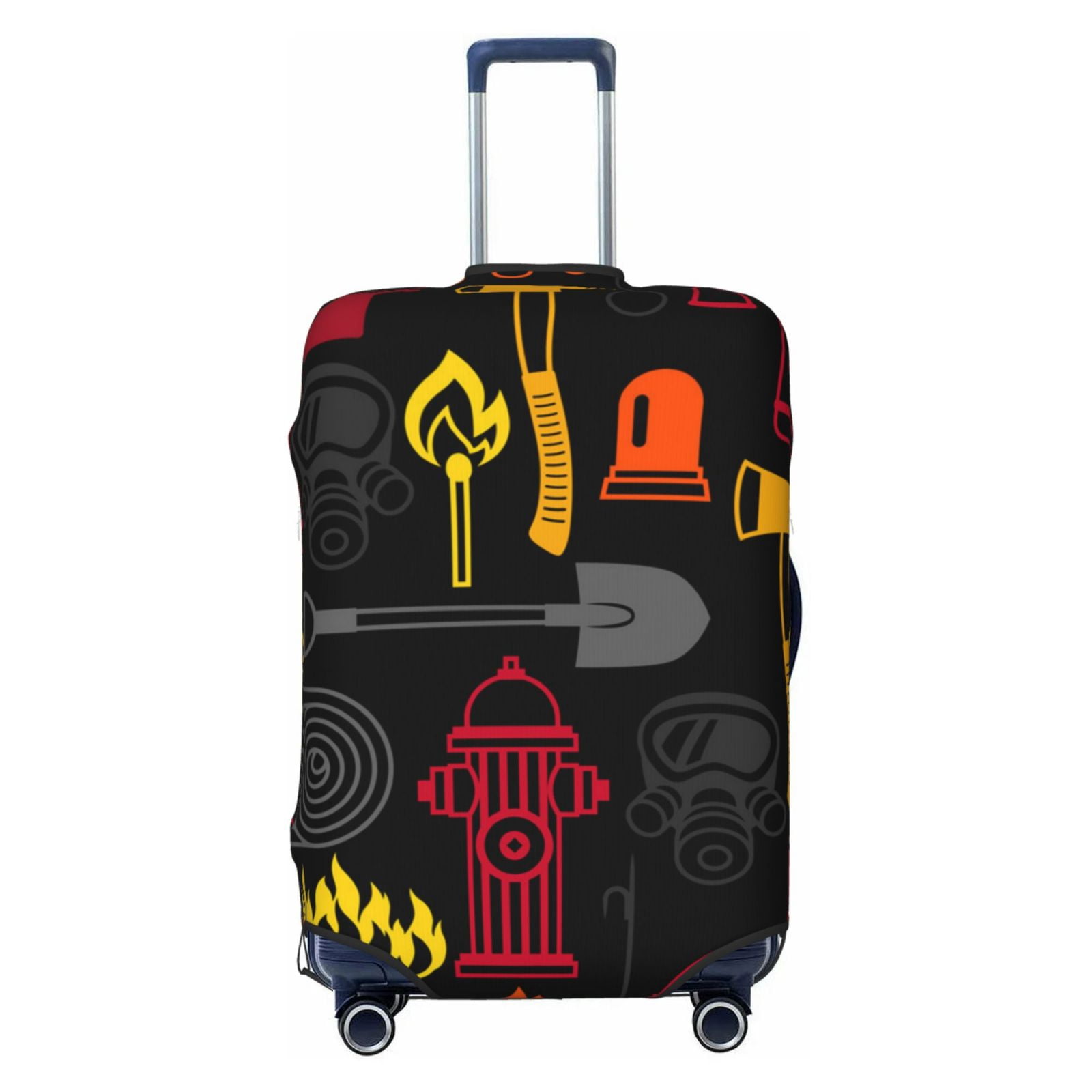 Firefighting Items Fire Firefighter Fighter Travel Luggage Cover ...