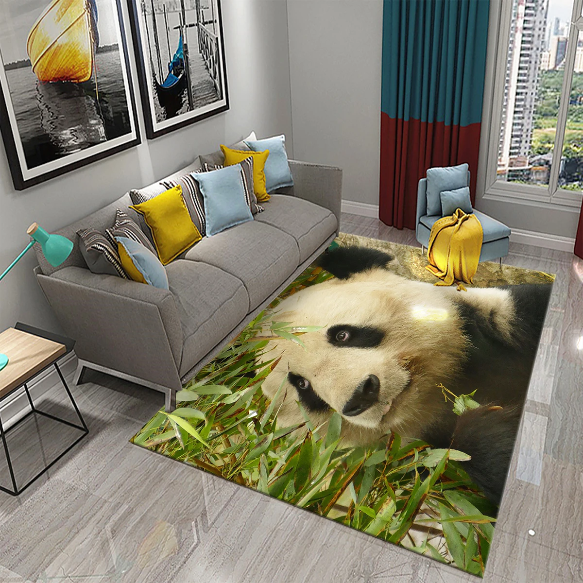 Firefighting Truck Area Rug Fire Truck Carpet for Teen Cartoon ...