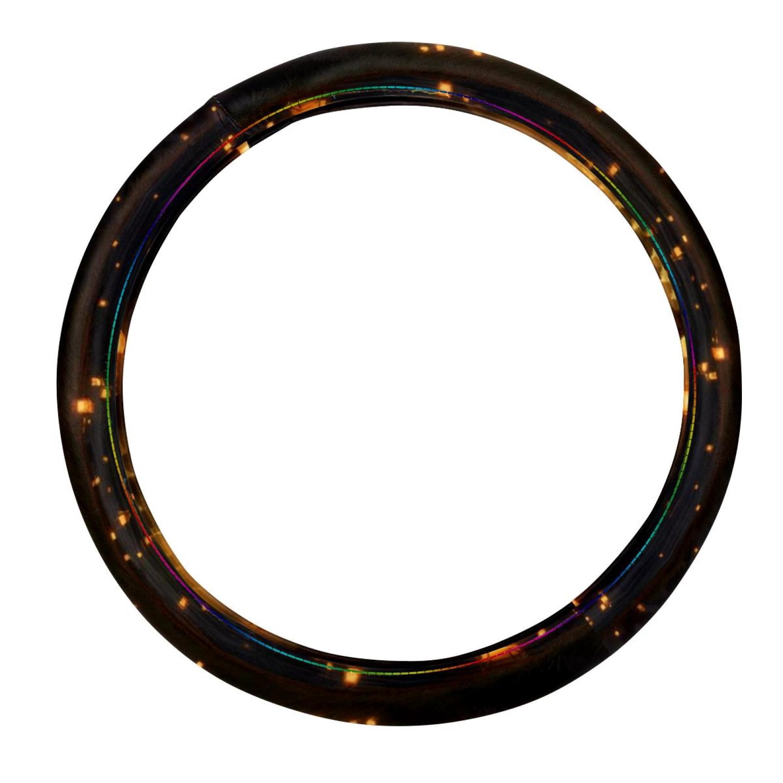 Fireflies 14.5 Inch Printing PVC Leather Car Wheel Covers Steering ...