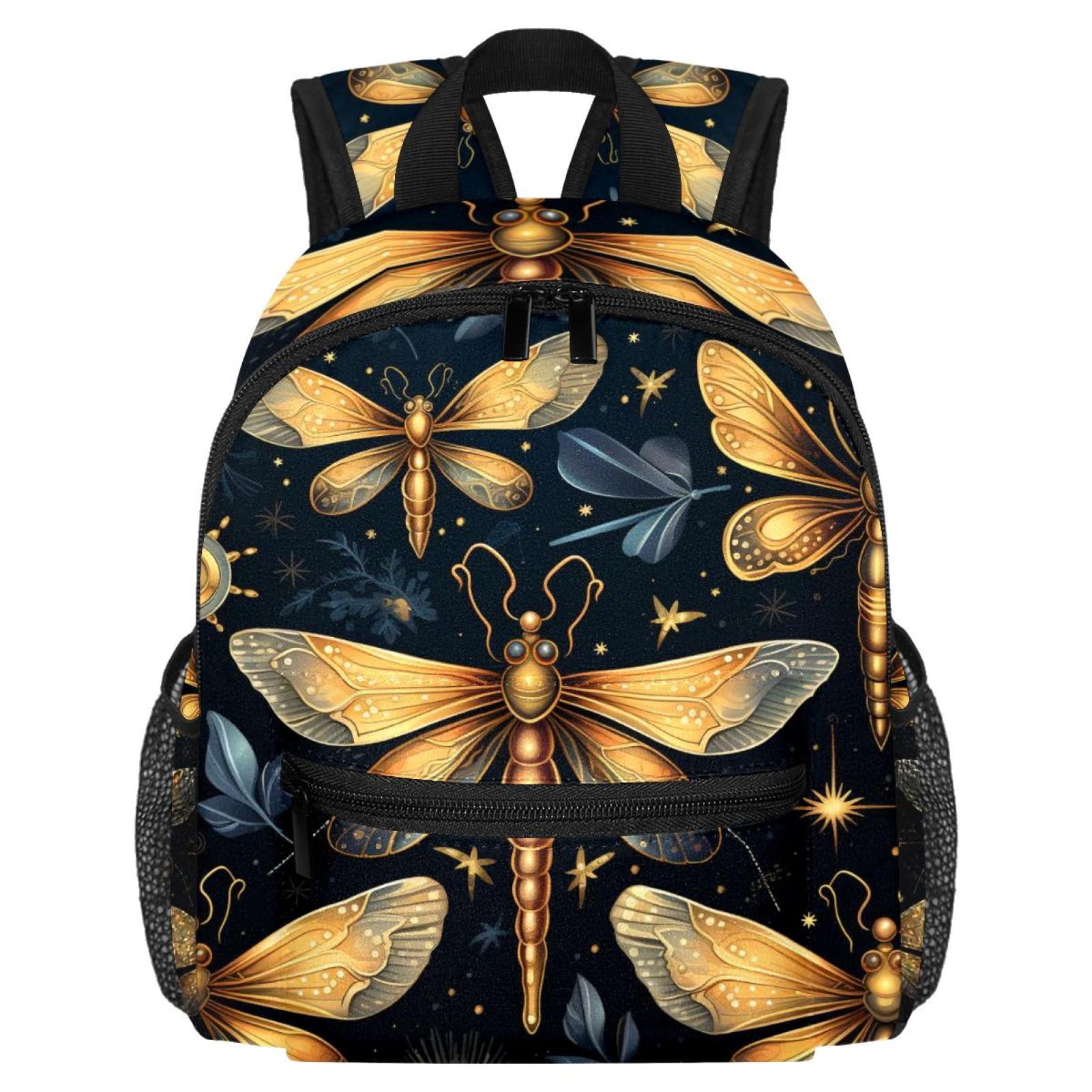 Fireflies Adjustable Shoulder Strap Backpack - Large Capacity, Printed ...
