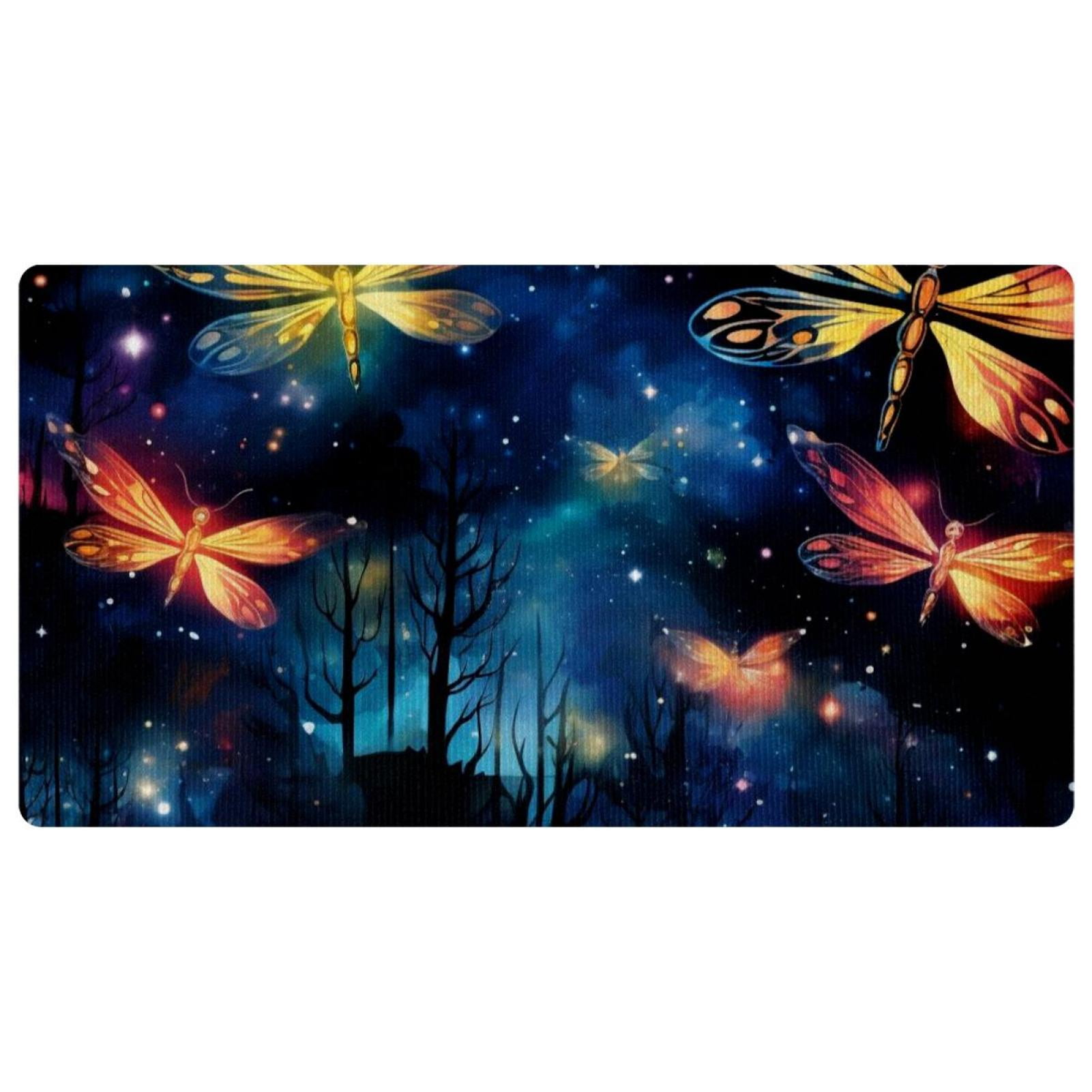 Fireflies at Night Deluxe Kitchen Mats for Floor - Anti Fatigue, Large ...