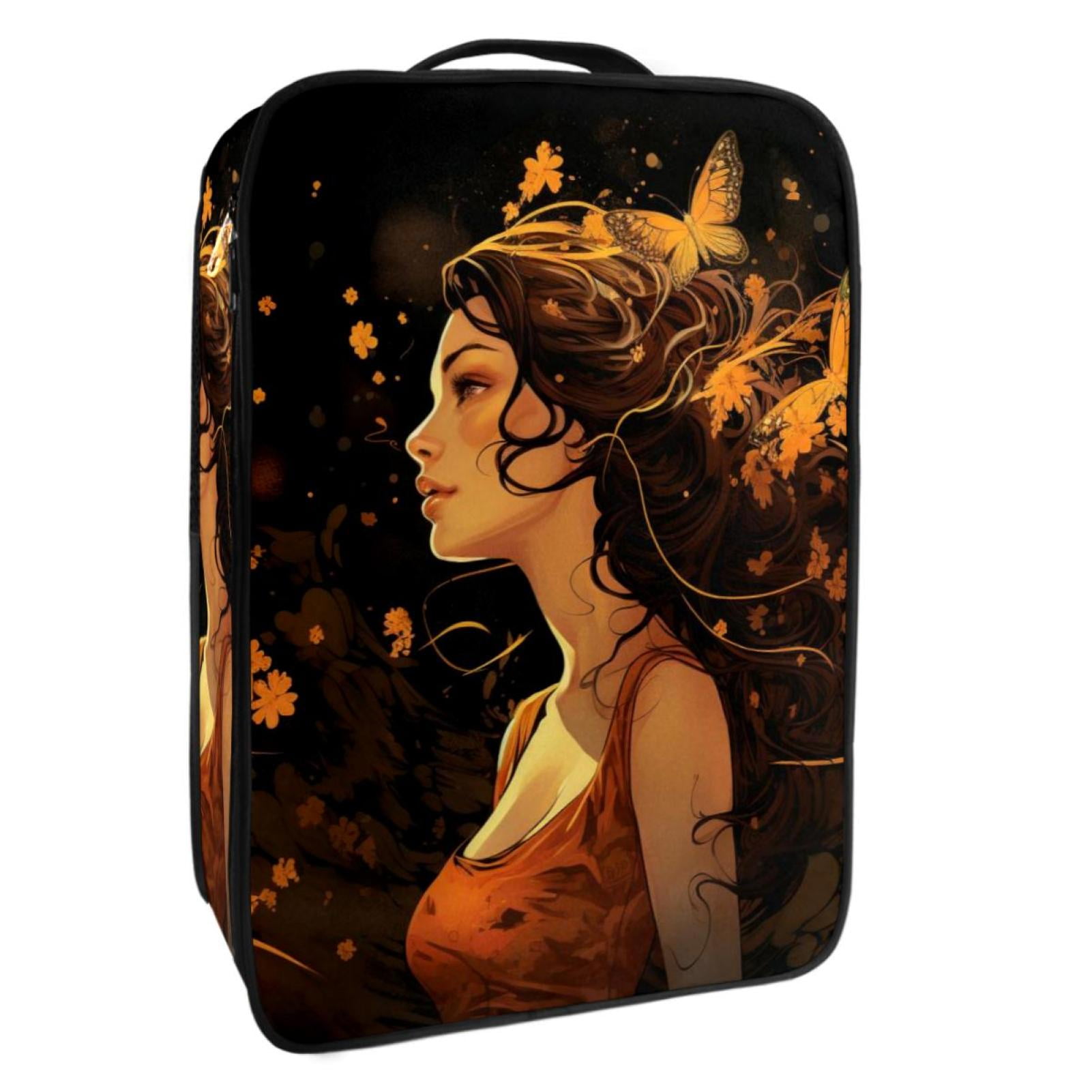 Fireflies Polyester Shoe Box Holder Organizer Container 23x31cm/9x12in ...