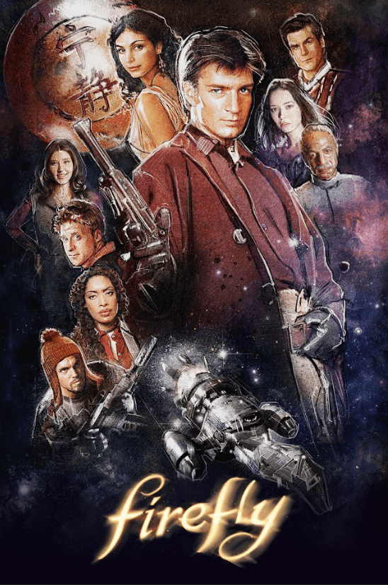 Firefly 2002 Poster 24x36 - Joss Whedon Space Western Sci-Fi Cult ...