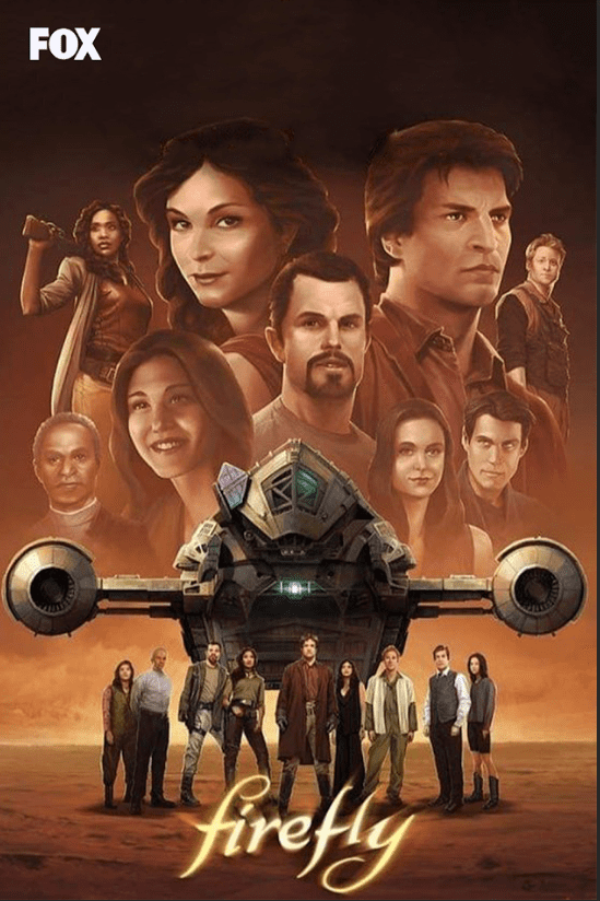 Firefly 2002 Poster 24x36 - Joss Whedon Space Western Sci-Fi TV Series Classic - Walmart.com