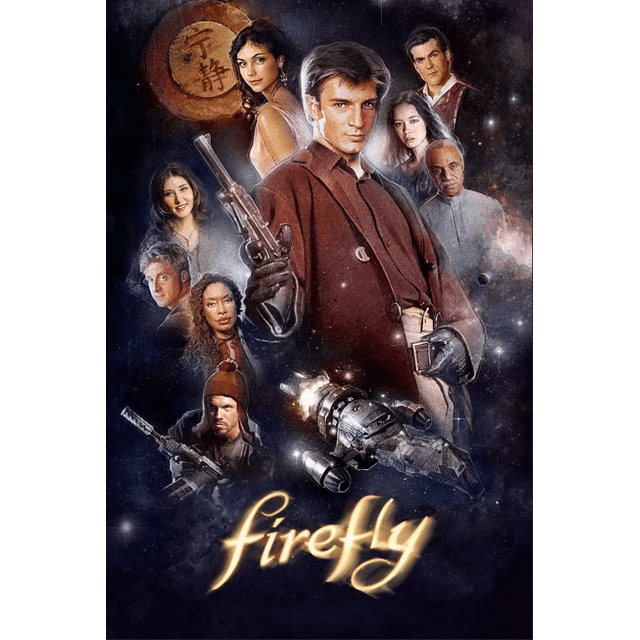 Firefly 2002 Poster 24x36 - Joss Whedon Space Western Sci-Fi TV Show ...