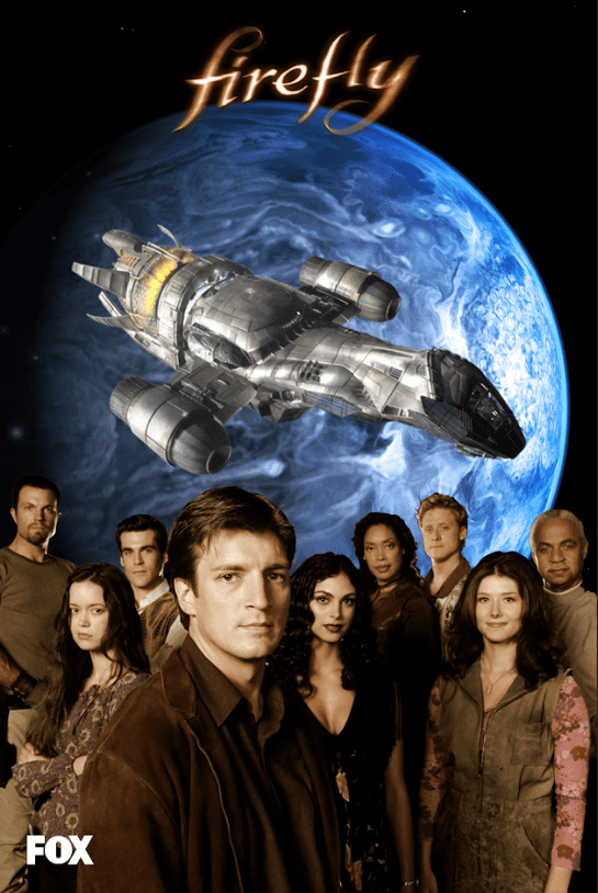 Firefly 2002 Poster 24x36 - Sci-Fi Space Western Joss Whedon TV Series ...