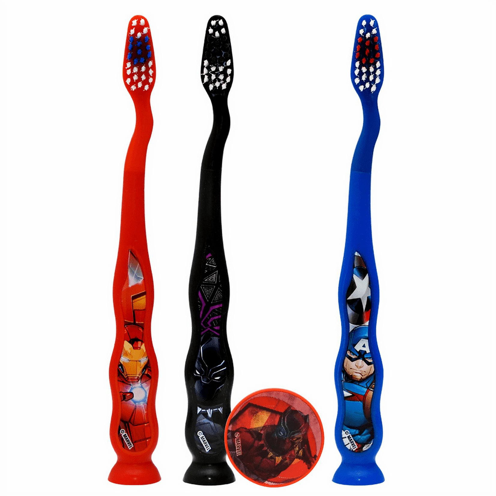 Firefly 3 Count Value Pack Shopkins Toothbrushes with Suction Cup and ...