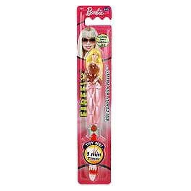 Firefly Barbie in Lovely Pink Dress Light-Up Timer Kids Toothbrush ...