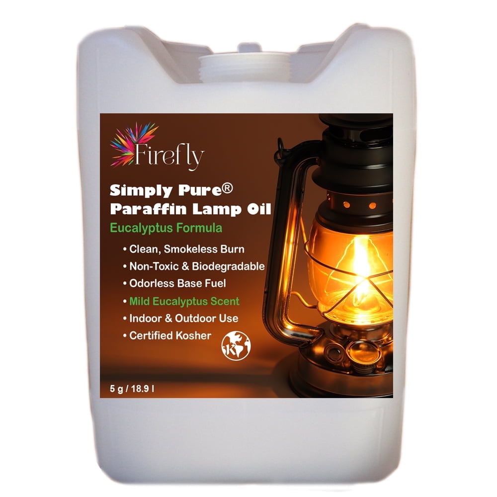 Firefly Bulk Kosher Eucalyptus Paraffin Lamp Oil 5 Gallons - Odorless ...