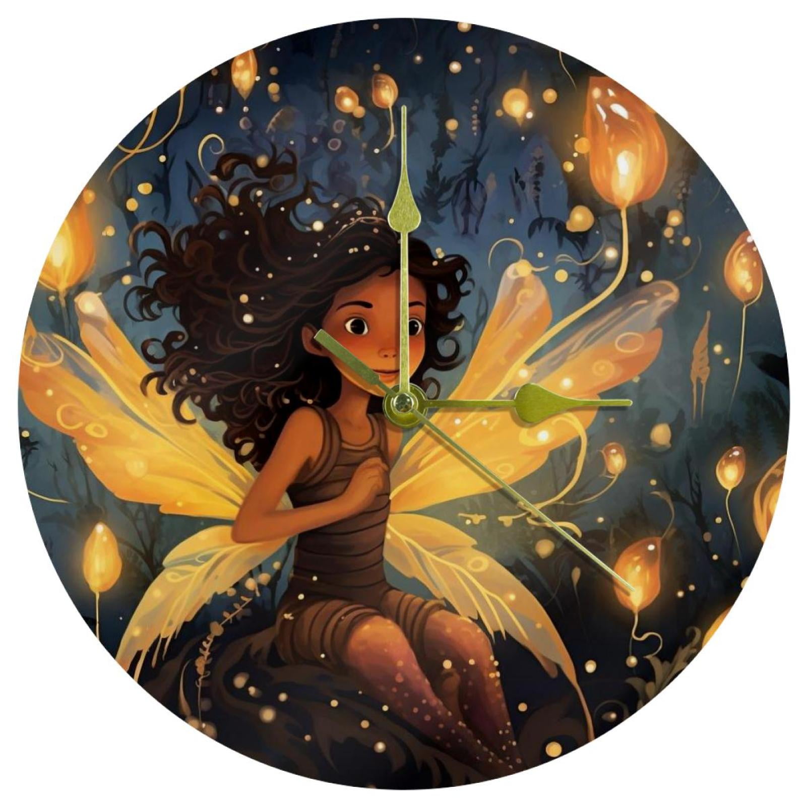 Firefly Circular Acrylic Wall Clock - Stylish Timepiece for Home Decor ...